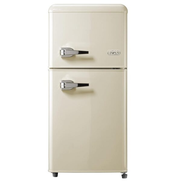 Mini Frigorifero doppia porta VINTAGE con freezer 100 litri – Minifrigo Bar